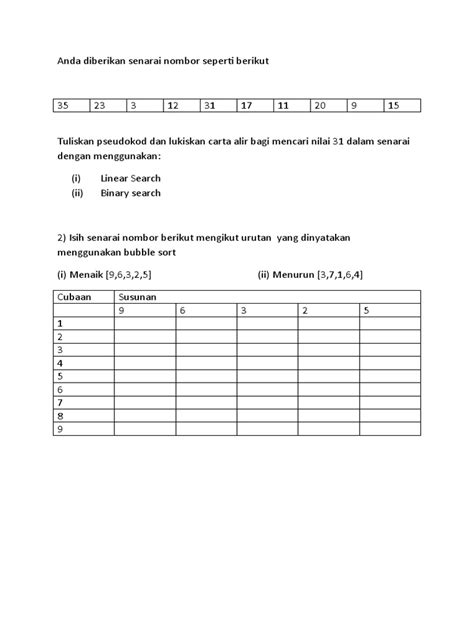 Latihan Algoritma Pdf Game And Aktivitas Komputer