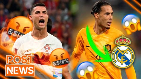 Portugal Se Cansa De Cristiano Van Dijk Escoge Al Real Madrid