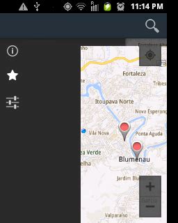 Actionbarsherlock DrawerLayout Not Working With MapSupportFragment In