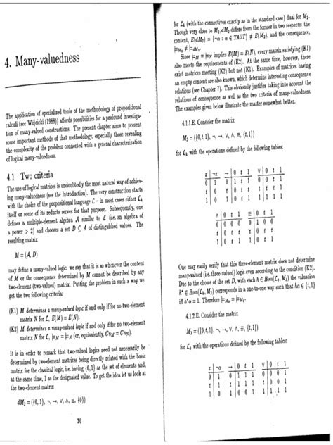 Many Valued Logics Cap 4 P30 35 Pdf Formalism Deductive