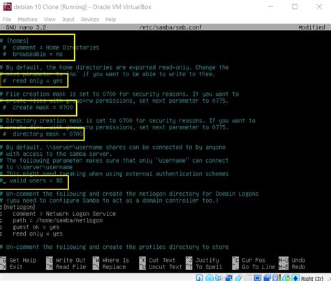 Konfigurasi Samba Server Debian 10 Folderku