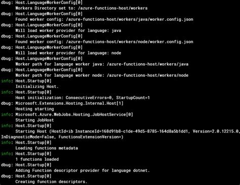 Print Host Version On Startup · Issue 3361 · Azureazure Functions