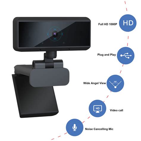 Used Autofocus Hd Webcam 1080p Plug And Play Usb Webcamera With Mic For