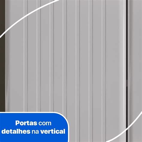 Paneleiro Duplo De Aço 6 Portas Telasul Diamante Branco Em Promoção