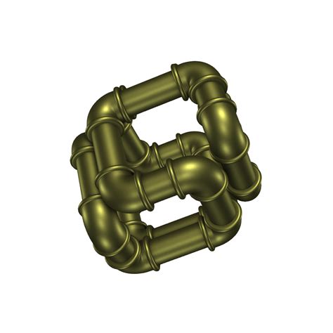 customizable tubular infinity cube openscad by stone age sculptor