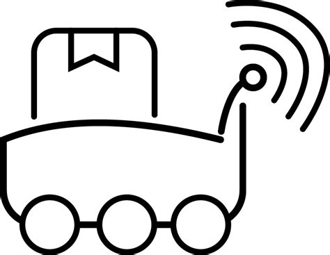 Mobile Robot Vector Icon [free Download] Svg And Png