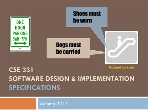 Ppt Cse Software Design Implementation Specifications