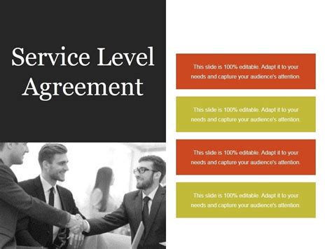 Service Level Agreement Ppt Powerpoint Presentation Designs