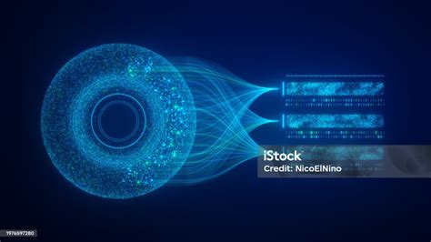 Ai 기술을 활용한 빅데이터 분석 기계 학습 및 딥 러닝 신경망 데이터 과학 데이터 마이닝 비즈니스 분석 자동화 빛나는 입자 추상 미래 일러스트레이션입니다 컴퓨터 비전에