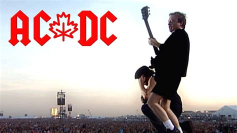 Acdc Thunderstruck Live Youtube