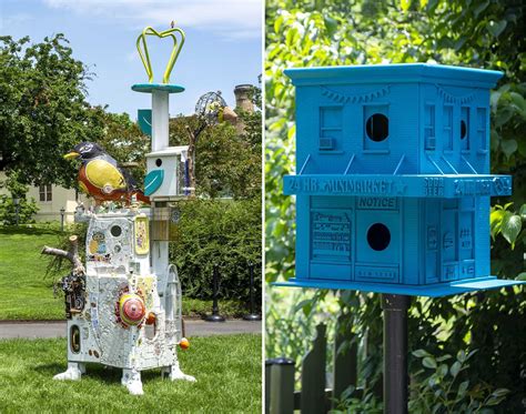 Spy These Creative Birdhouses In Brooklyn Botanic Garden • Design