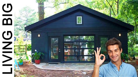 Garage Conversion Convert Two Garage Into Big Tiny Home Youtube
