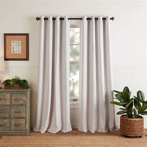Martha Stewart Reed Blackout Grommet Top Single Curtain Panel Jcpenney