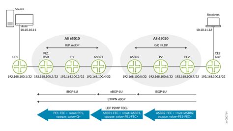 Understanding Multipoint LDP Recursive FEC Junos OS Juniper Networks