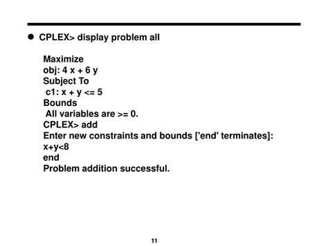 Ppt Ilog Cplex Powerpoint Presentation Free Download Id4118087