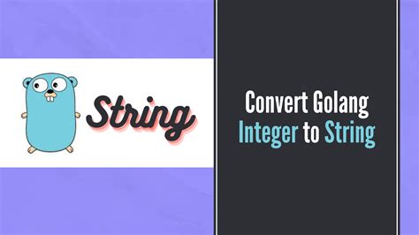 How To Convert Integer To String Type In Go Eternal Dev Learn Web