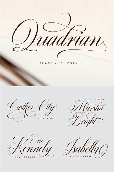 Quadrian Cursive Font Fontza Elegant Cursive Fonts Cursive Fonts Free Calligraphy Fonts