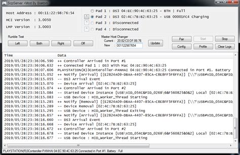Bluetooth Mode For Scptoolkit Fake Controller Cechzc2e B1 And Cechzc2u A1