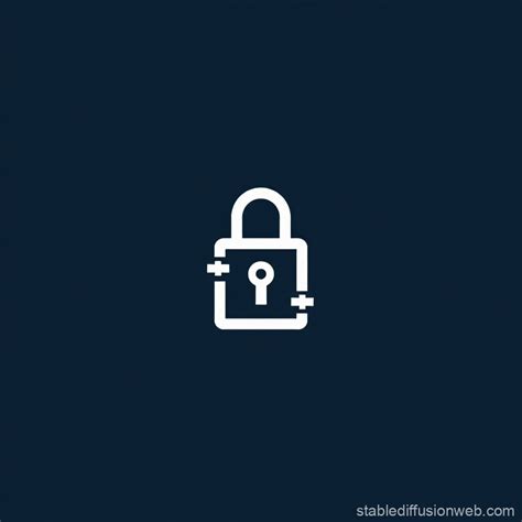 Secure Connection Logo Stable Diffusion Online