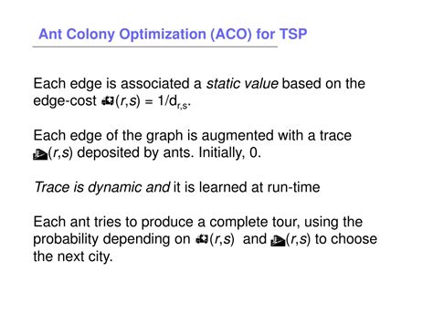 Ppt Ant Colony Optimization Powerpoint Presentation Free Download Id9668316