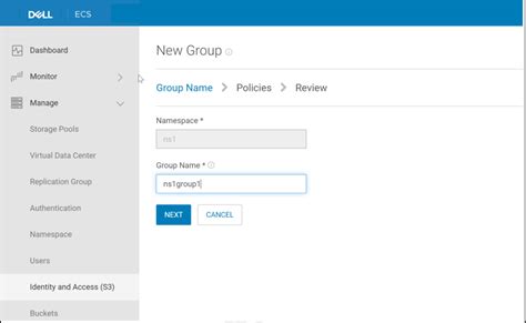 Create IAM Accounts On ECS Dell ECS And Veeam Backup Replication