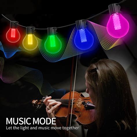 Smart APP Control RGB G40 LED String Lights