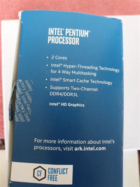 Intel Desktop Processor G4560 Computers And Tech Parts And Accessories Computer Parts On Carousell