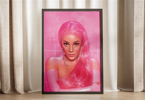 Doja Cat Poster Hot Pink Wall Art Doja Doja Cat T Music Doja