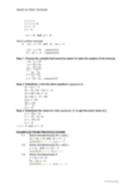 SOLUTION Solving Simultaneous Linear Equations Studypool