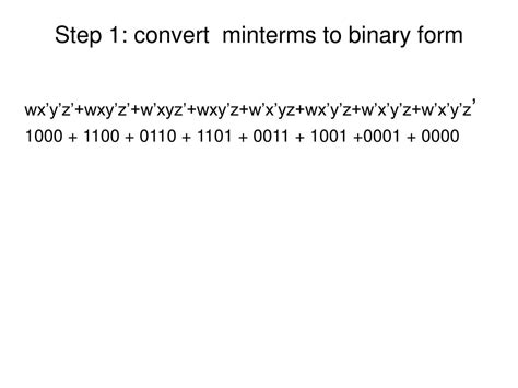 Ppt Quine Mccluskey Method Powerpoint Presentation Free Download Id 6781295