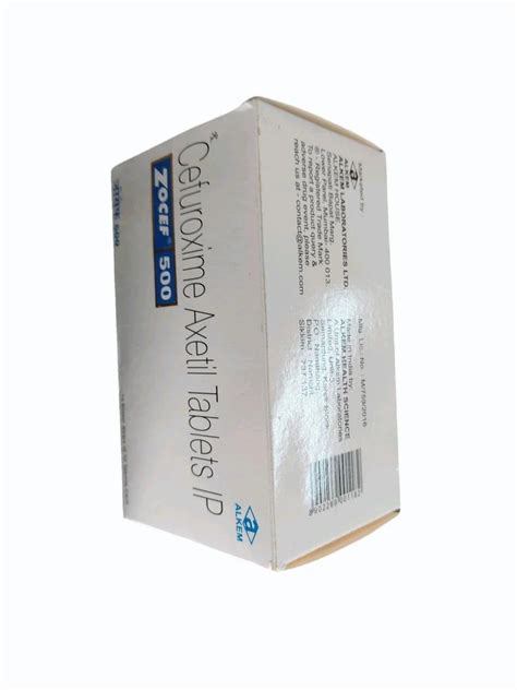 Zocef 500 At Rs 576 Box Zocef Cefuroxime Axetil 500mg In North 24