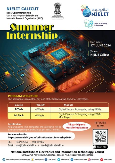 nielitcalicut vlsi summerinternship digitalsystemprototyping