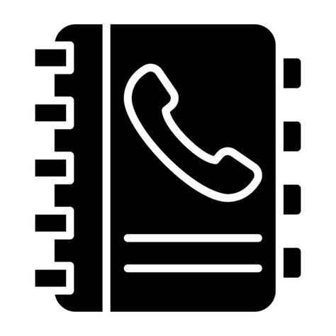 Premium Vector Contacts Book Vector Icon Design Illustration