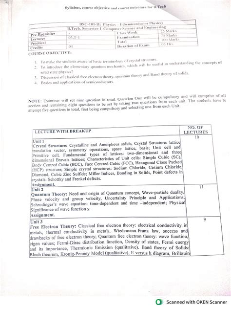 Physics Semiconductor Physics Cse Pdf