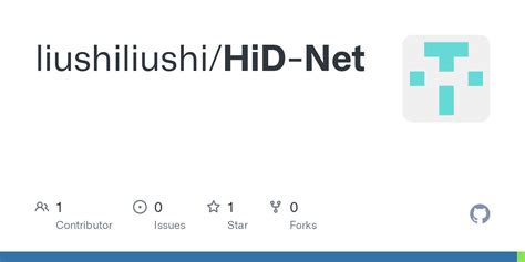 GitHub Liushiliushi HiD Net