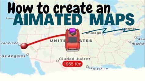 How To Create An Animated Map Using Smartphone Free Easiest Way Being Animator YouTube
