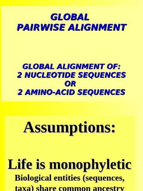 Bioinformatics Alignment Pdf Sequence Alignment Biostatistics