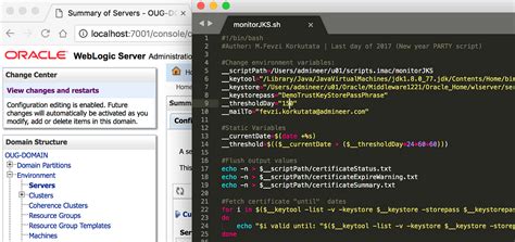 monitoring certificate expiry dates of a java keystore jks file in a weblogic domain wlsdm