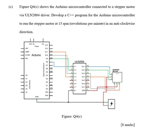 C Figure Q4 C Shows The Arduino Microcontroller Chegg