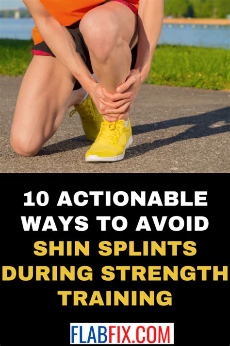Actionable Ways To Avoid Shin Splints During Strength Training Flab Fix