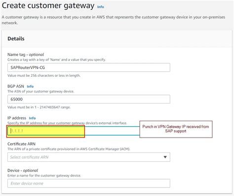 Saprouter Connectivity Using Aws Site To Site Vpn Sap Community