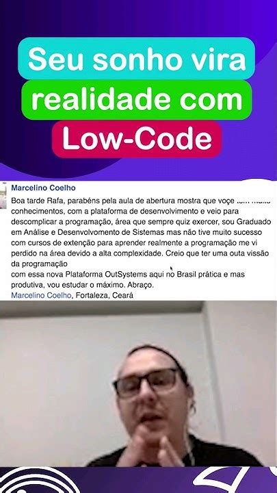 Sonhe Mais Alto Com Low Code Shorts Developer Dev Ti Programacao