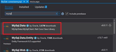 Conectar Una Base De Datos Mysql Con Aspnet Parte 1
