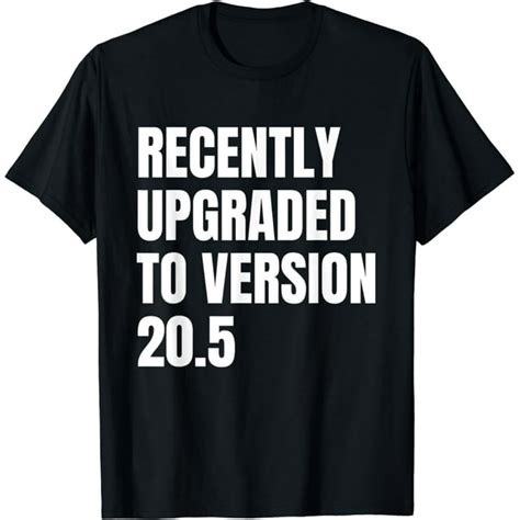 Funny Coder Programmer 25th Birthday Upgraded To Version 25 T Shirt