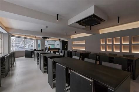 블랙톤 모던 미니멀 컨셉 45평 한식 양식 한우 다이닝바 인테리어 동대문구 용두동