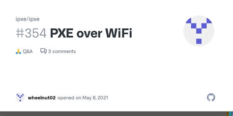 pxe over wifi · ipxe ipxe · discussion 354 · github