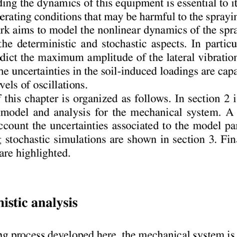 Sample Meanstandard Deviation For Tower Horizontal Displacement