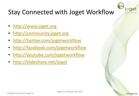 Joget Workflow V5 Training Slides Module 20 Basic System Administration Ppt