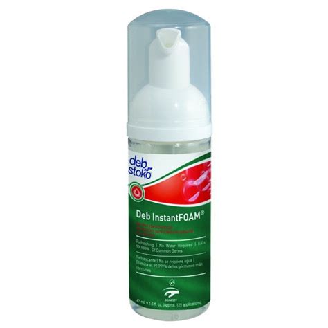 Deb® Instant Foam Hand Sanitizer 47ml Pump Bottle Ifs47ml Prairie