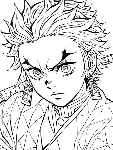 58 Colorear Demon Slayer Peleas épicas Y Carácter